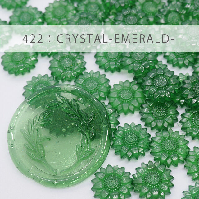 【PILL】422:CRYSTAL WAX EMERALD【単色35g：約100粒】 | シー...