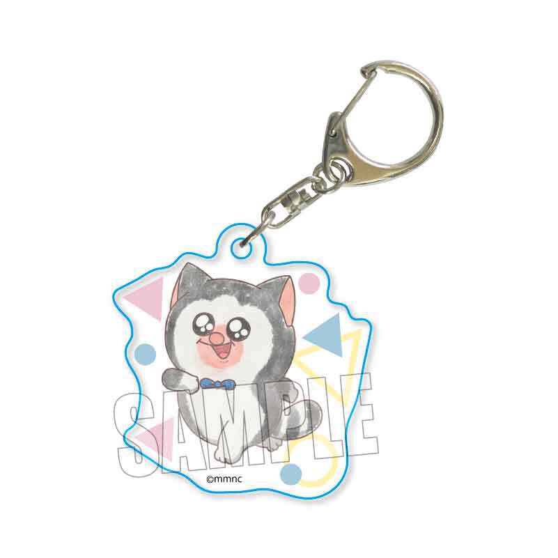 アクリルキーホルダー まめきちまめこニートの日常/メロ | ベル アクリルキーホルダー まめきちまめこニートの日常/メロ | ベル