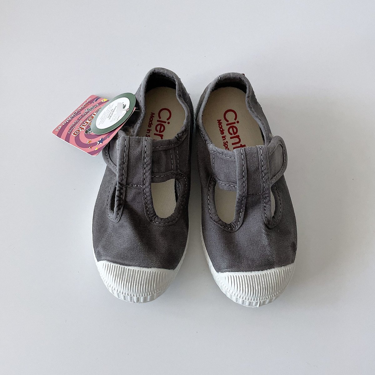☆Cienta / T-STRAP SHOES - GRIS ムラ染め | calme closet