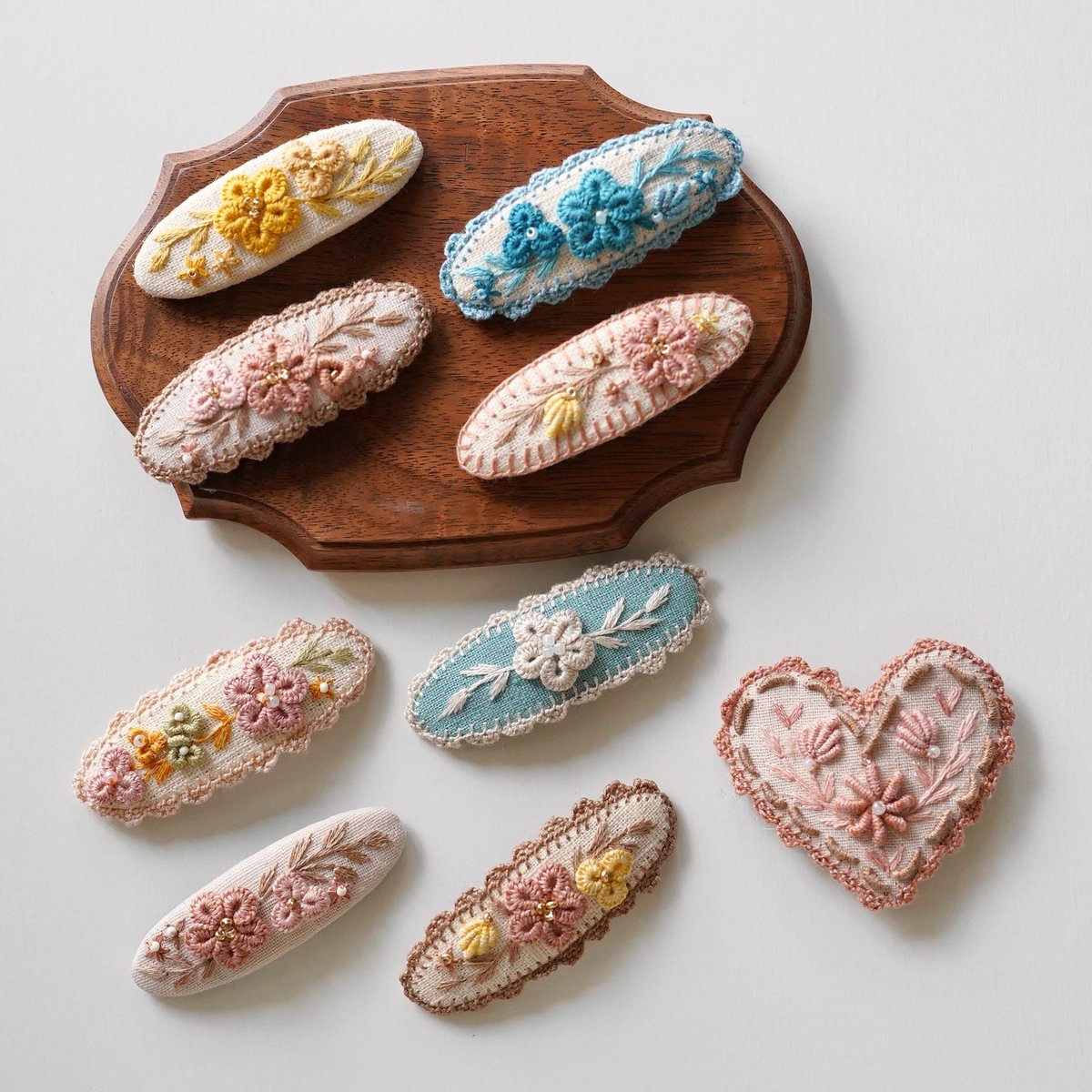 angela bon / Embroidered Hair pin 10種類 | calme ...