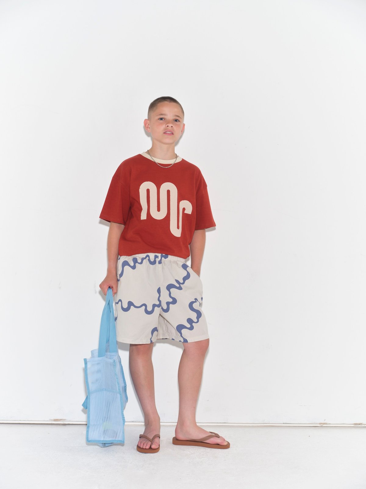 main story / Long Tee - Brick (2y-10y) | calme ...