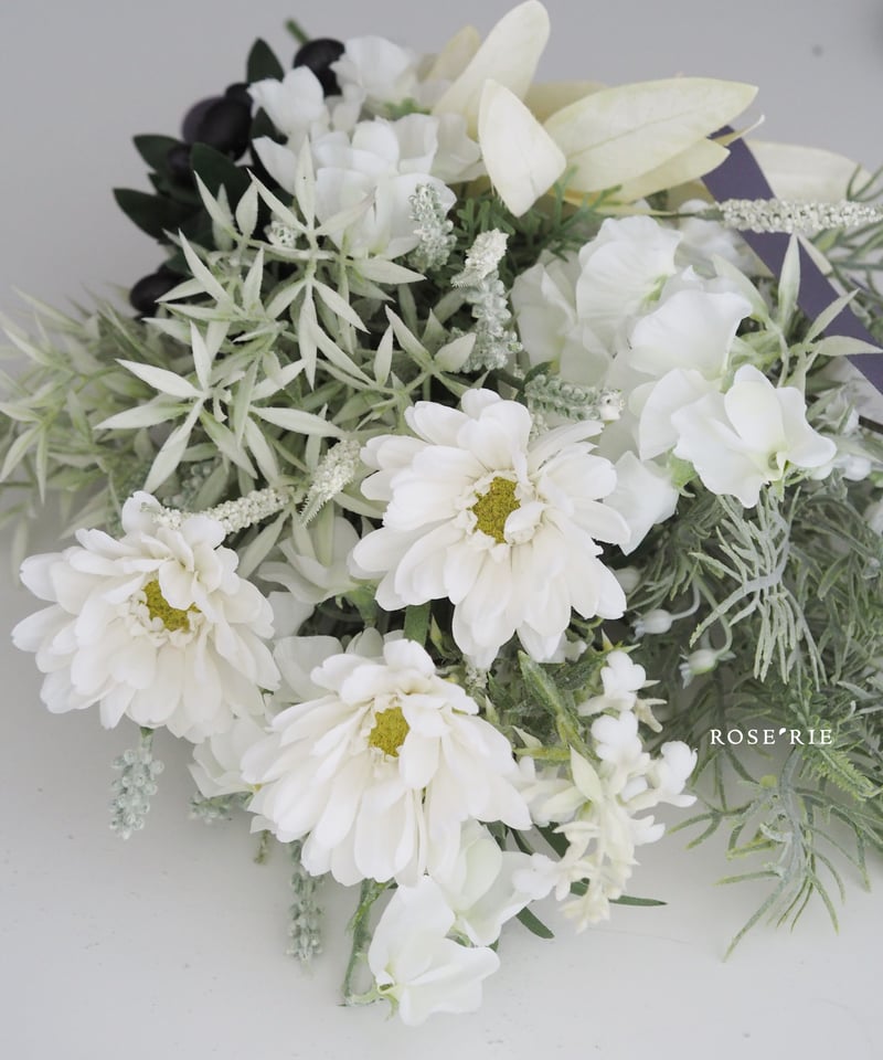 White×Green Swag【完成品】 | ROSE'RIE White×Green Swag【完成品】 | ROSE'RIE