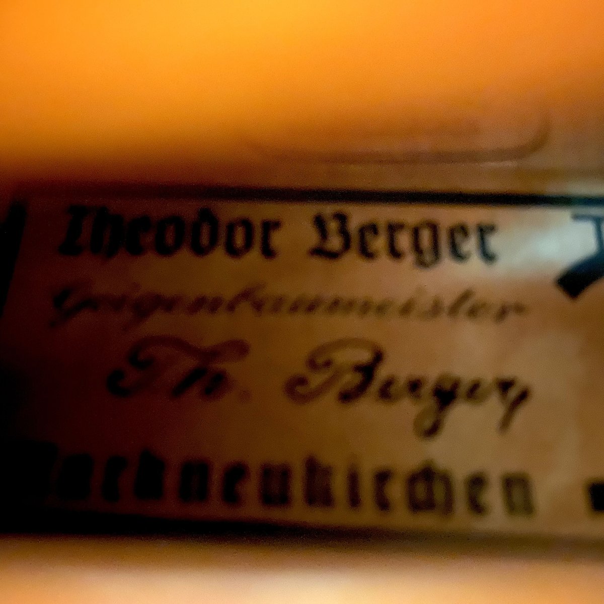 【バイオリン】Fine German Violin by Theodor BERGER 196...
