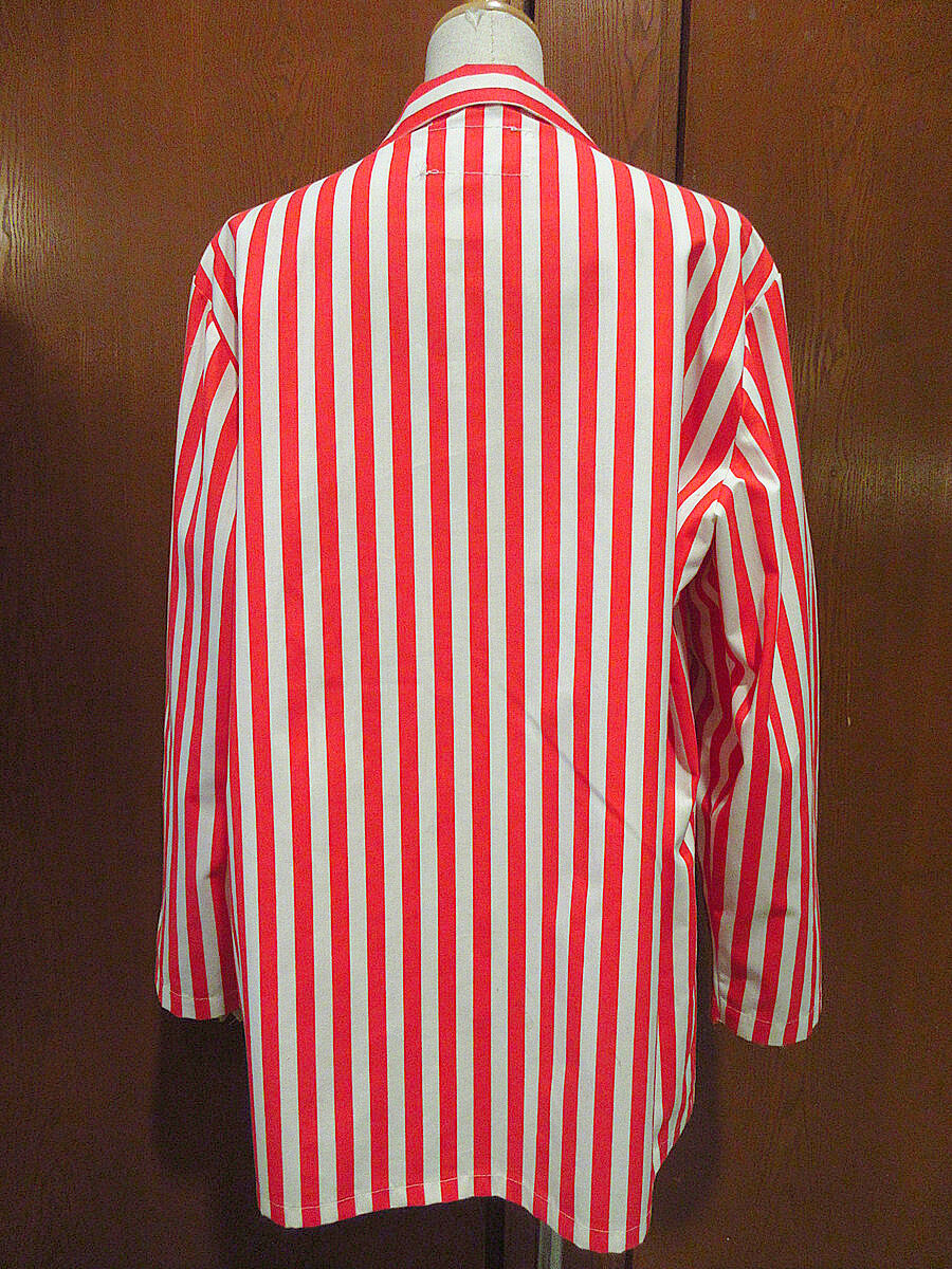 ビンテージ70's○Empire UNIFORM MFG CO.赤×白ストライプ ビンテージ70's○Empire UNIFORM MFG CO.赤×白ストライプ