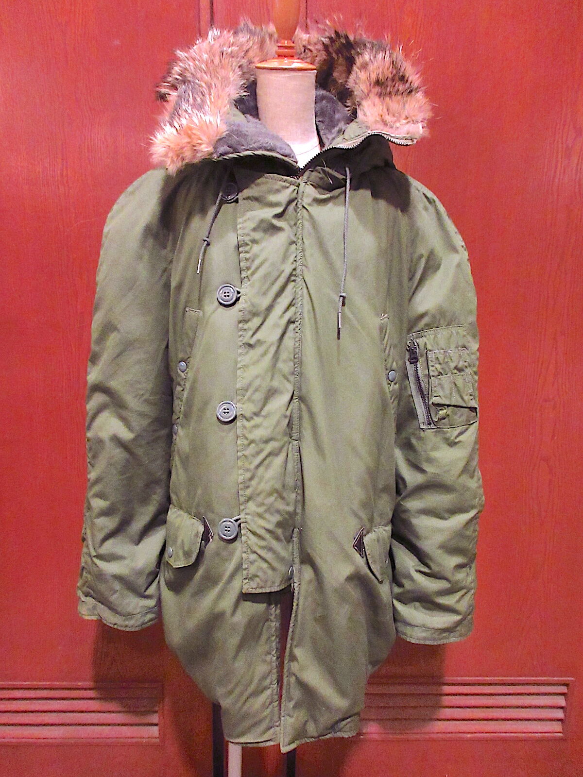 ビンテージ70's○USAF N-3B MODIFIEDフライトジャケットsize L ビンテージ70's○USAF N-3B MODIFIEDフライトジャケットsize L