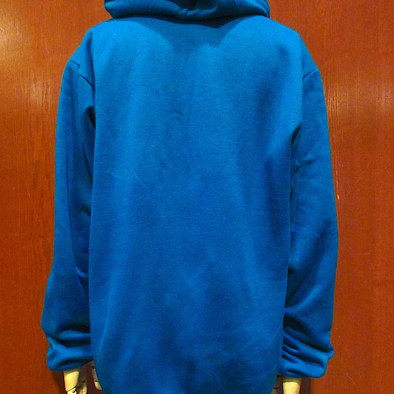 ビンテージ90's○MULESKINSジップアップパーカターコイズブルー ビンテージ90's○MULESKINSジップアップパーカターコイズブルー
