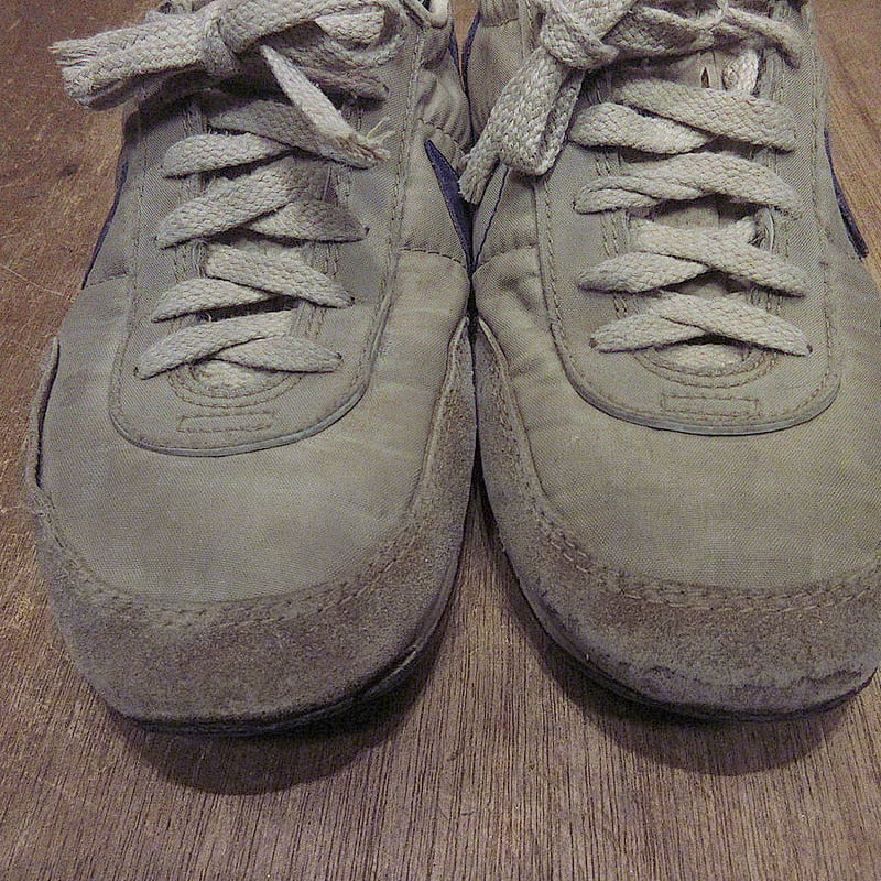 ビンテージ70's○NIKEワッフルレーサーグレー×ネイビーsize 4 1 ビンテージ70's○NIKEワッフルレーサーグレー×ネイビーsize 4 1