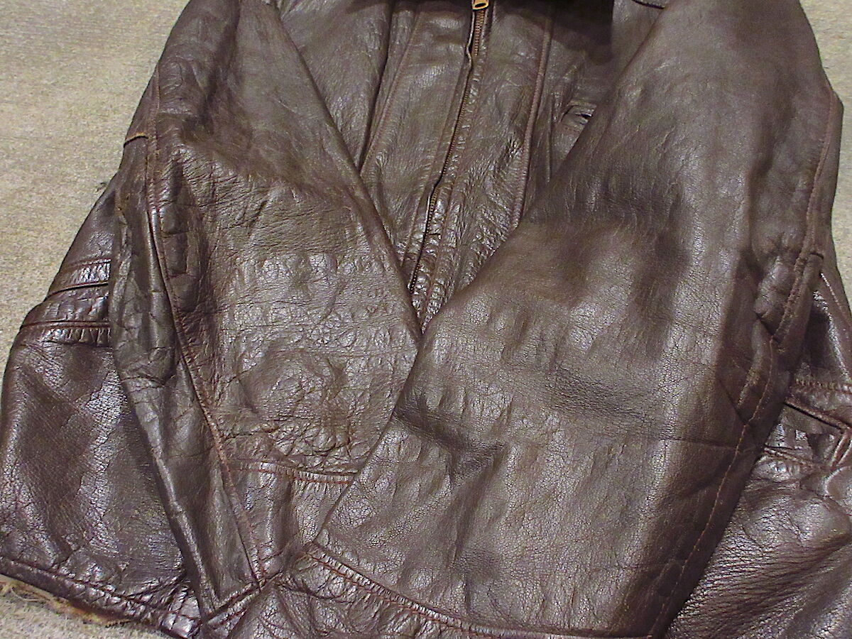 ビンテージ40's○AMERICAN SPORTSWEAR CO.レザースポーツ ビンテージ40's○AMERICAN SPORTSWEAR CO.レザースポーツ