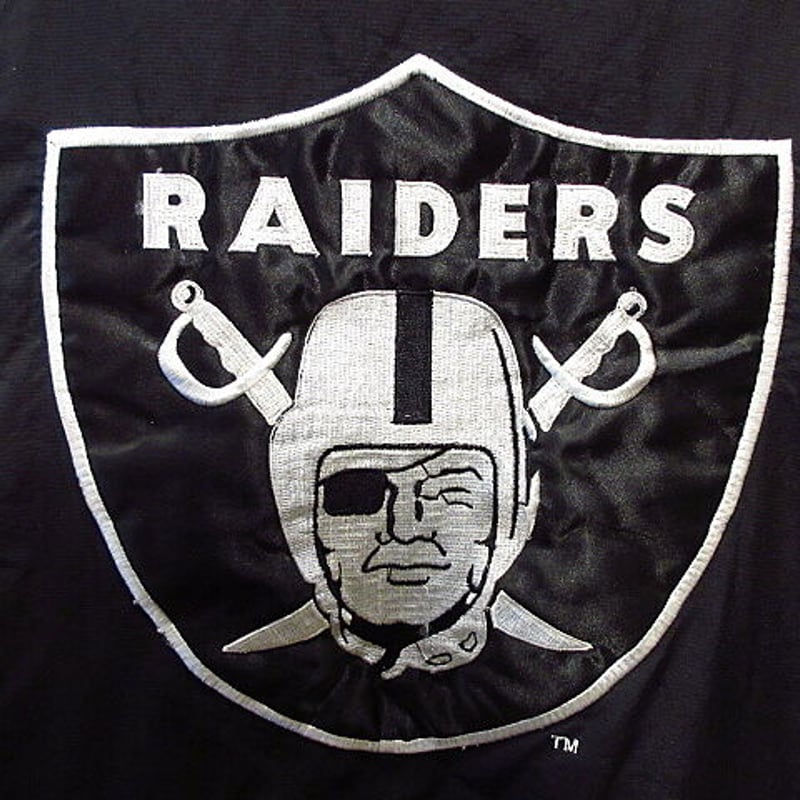 ビンテージ90's○STARTER NFL RAIDERSナイロンプルオーバー中綿 ビンテージ90's○STARTER NFL RAIDERSナイロンプルオーバー中綿