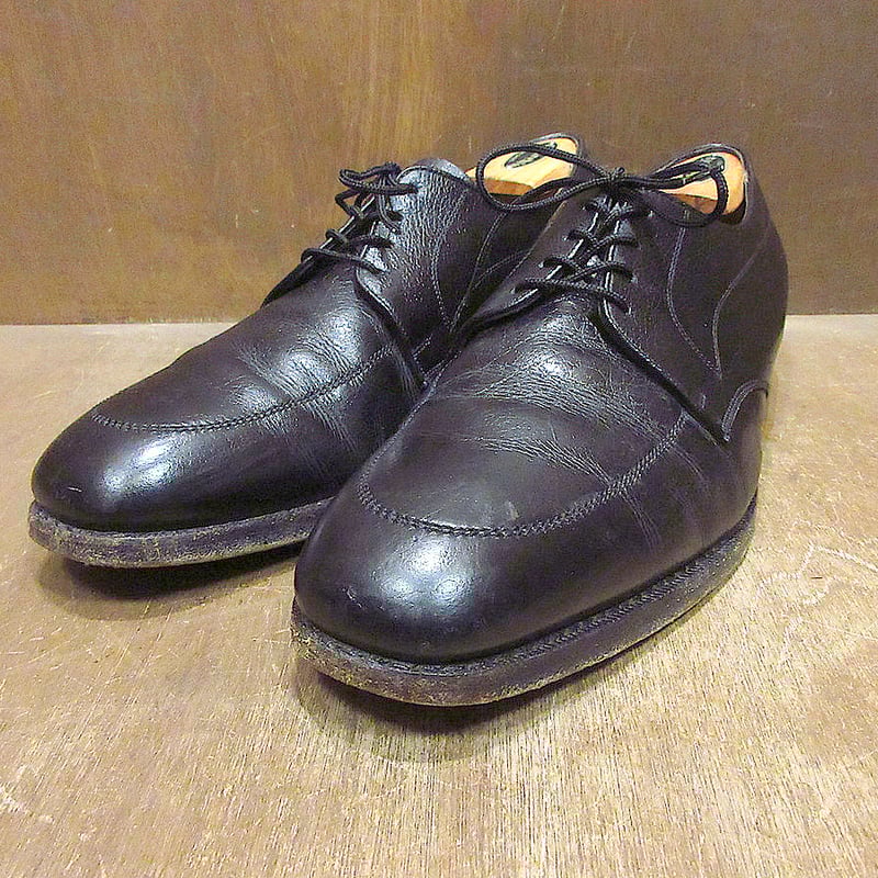 ビンテージ70's○FLORSHEIM Uチップシューズ黒size 11 D ビンテージ70's○FLORSHEIM Uチップシューズ黒size 11 D