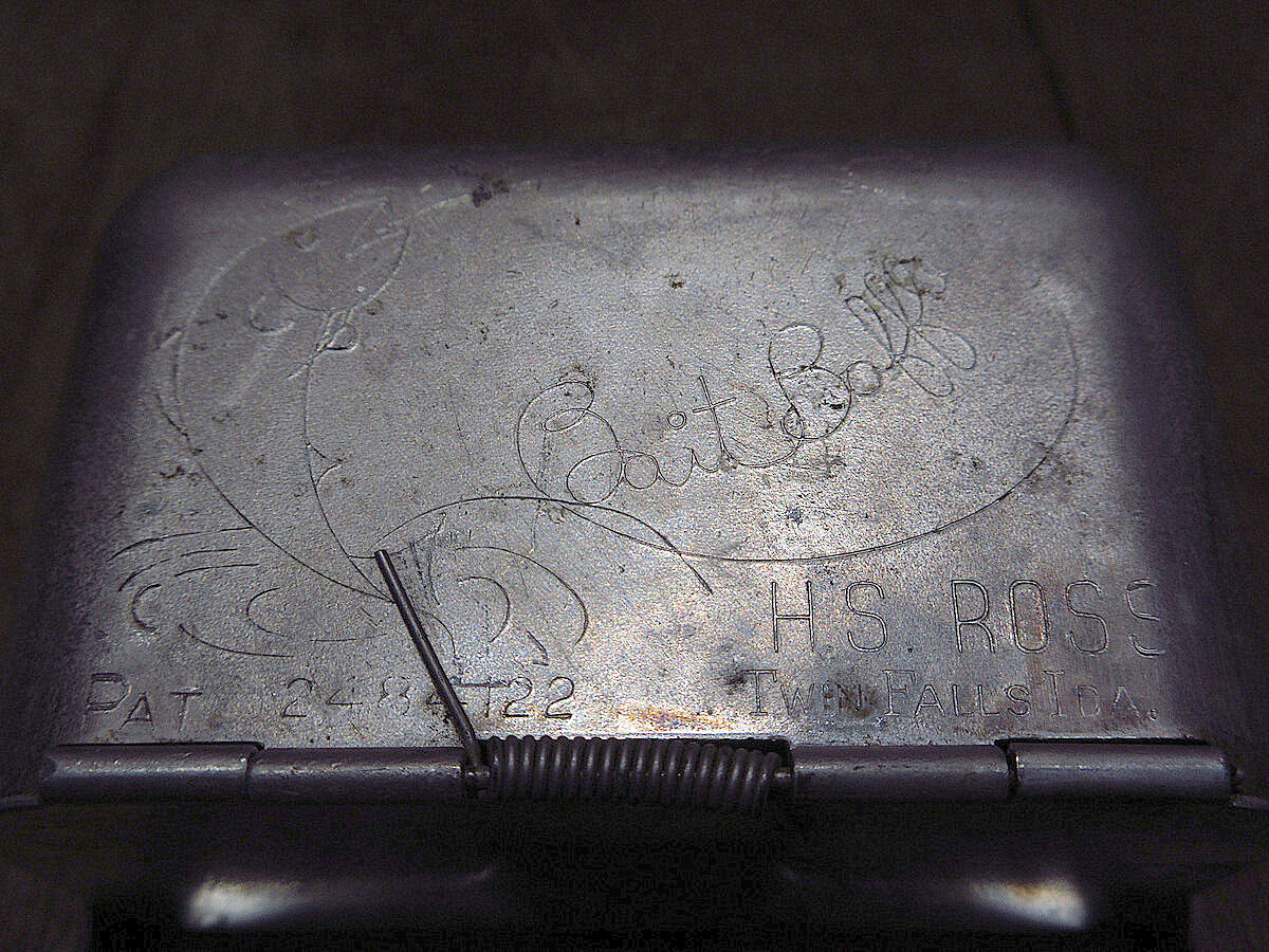 ビンテージ40's50's Bait Bafflerアルミベイトボックス 210907i6-o...