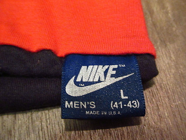 ビンテージ80's○NIKE AIR JORDANダブルフェイスTシャツ赤×黒L ビンテージ80's○NIKE AIR JORDANダブルフェイスTシャツ赤×黒L