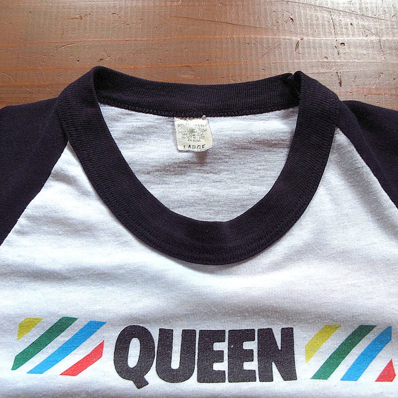 ビンテージ80's○QUEENアメリカツアーラグランTシャツsize L ビンテージ80's○QUEENアメリカツアーラグランTシャツsize L
