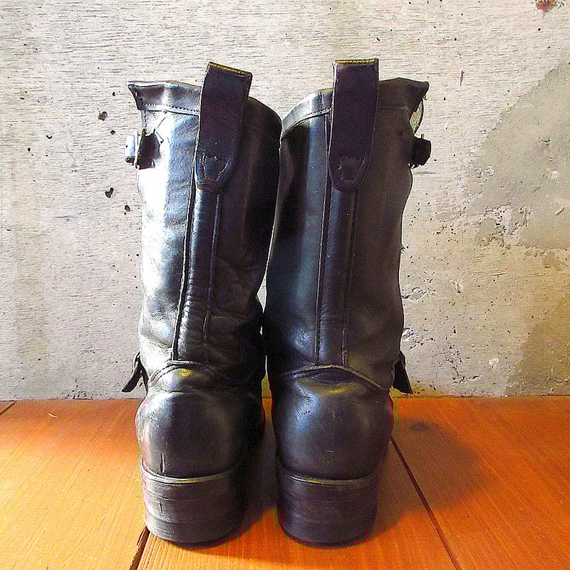 ビンテージ90's2000's○CHIPPEWAエンジニアブーツ黒size 7 1/2 E ビンテージ90's2000's○CHIPPEWAエンジニアブーツ黒size 7 1/2 E