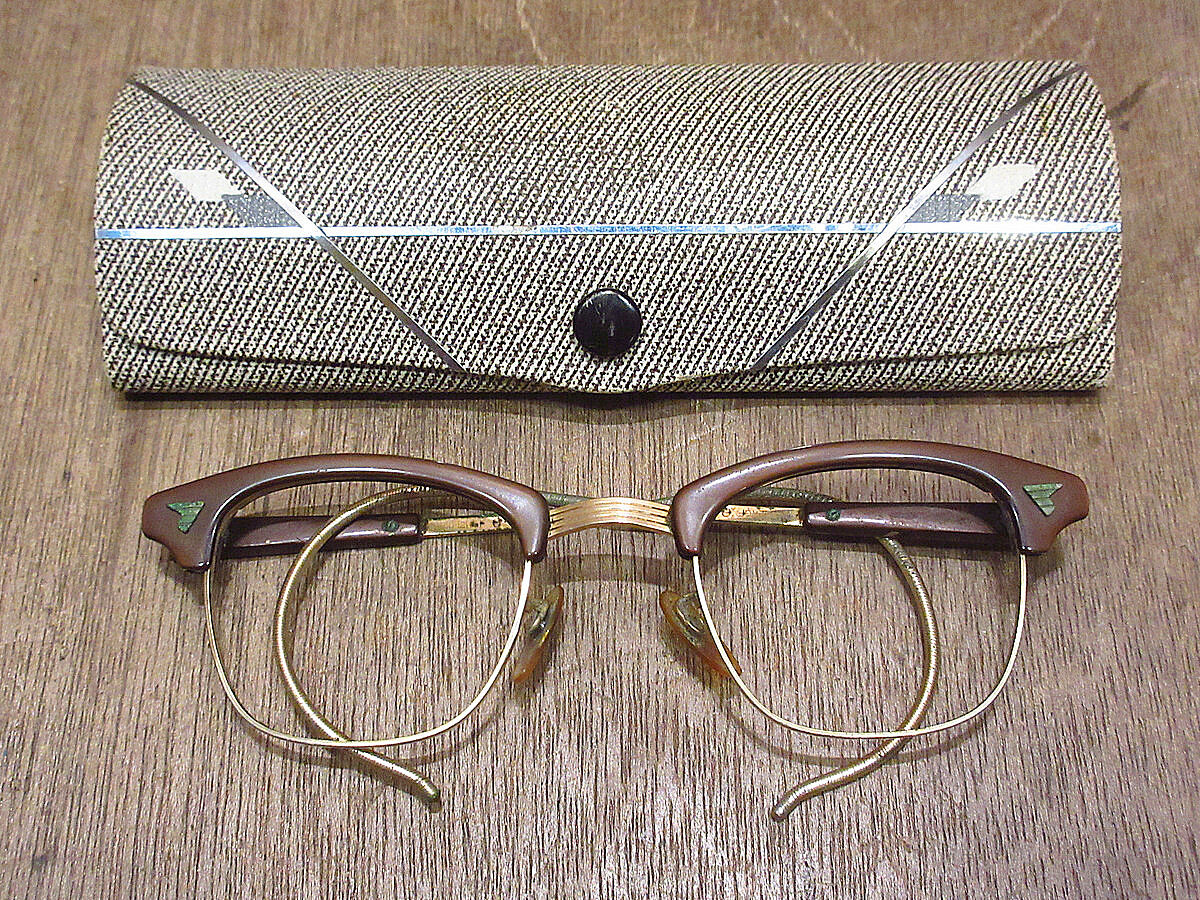 ビンテージ50's60's○ケース付きAmerican Optical 1/10 12KGFサ ビンテージ50's60's○ケース付きAmerican Optical 1/10 12KGFサ