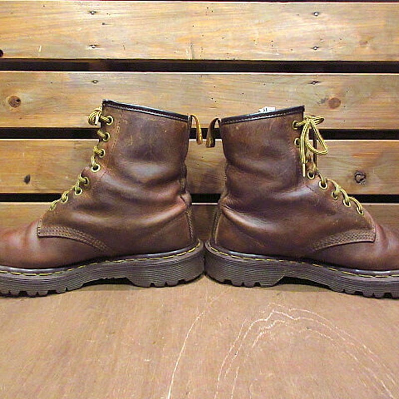 MADE IN ENGLAND Dr.Martens 8ホールレザーブーツ茶○201225n7 MADE IN ENGLAND Dr.Martens 8ホールレザーブーツ茶○201225n7