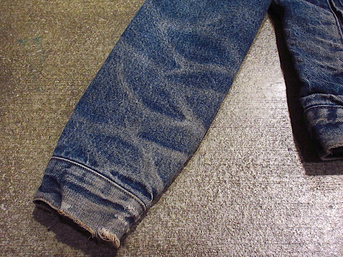 ビンテージ80's○Levi's 70401-0818裏地チェックデニム ビンテージ80's○Levi's 70401-0818裏地チェックデニム