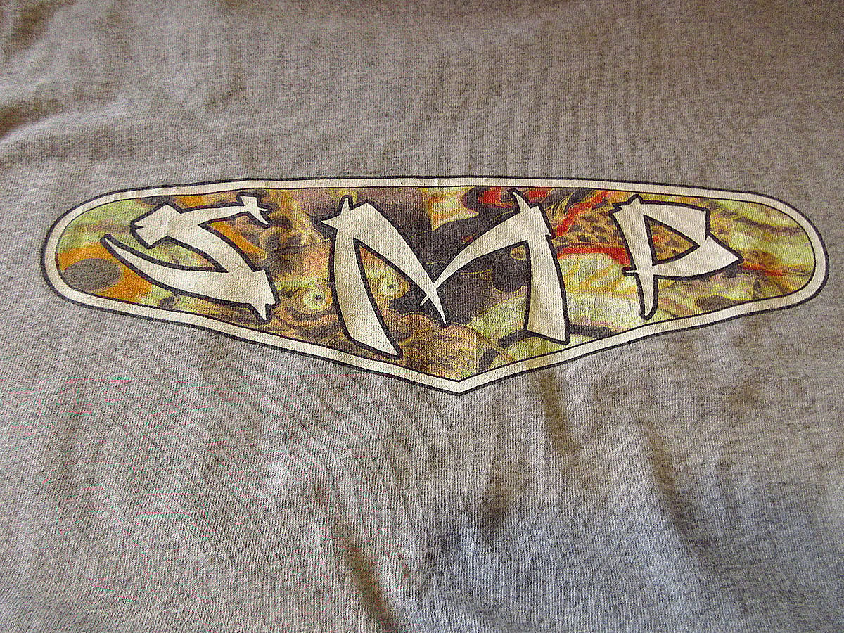 ビンテージ90's○SMPプリントTシャツグレーsize L○240911j5-m ビンテージ90's○SMPプリントTシャツグレーsize L○240911j5-m