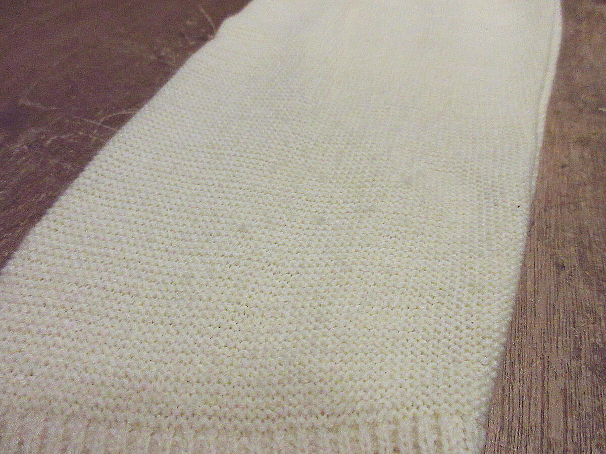 ビンテージ60’s Rinardoアクリルカーディガン生成りsize M 231011j2-m...