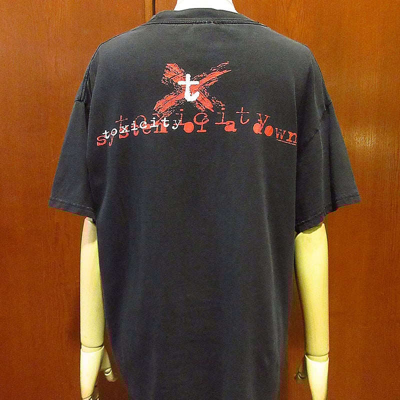 ビンテージ2000's○SYSTEM OF A DOWNプリントTシャツ黒size M ビンテージ2000's○SYSTEM OF A DOWNプリントTシャツ黒size M