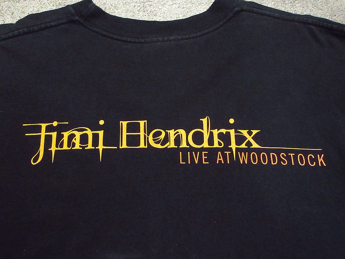 ビンテージ90's○Jimi HendrixプリントTシャツ黒size XL ビンテージ90's○Jimi HendrixプリントTシャツ黒size XL