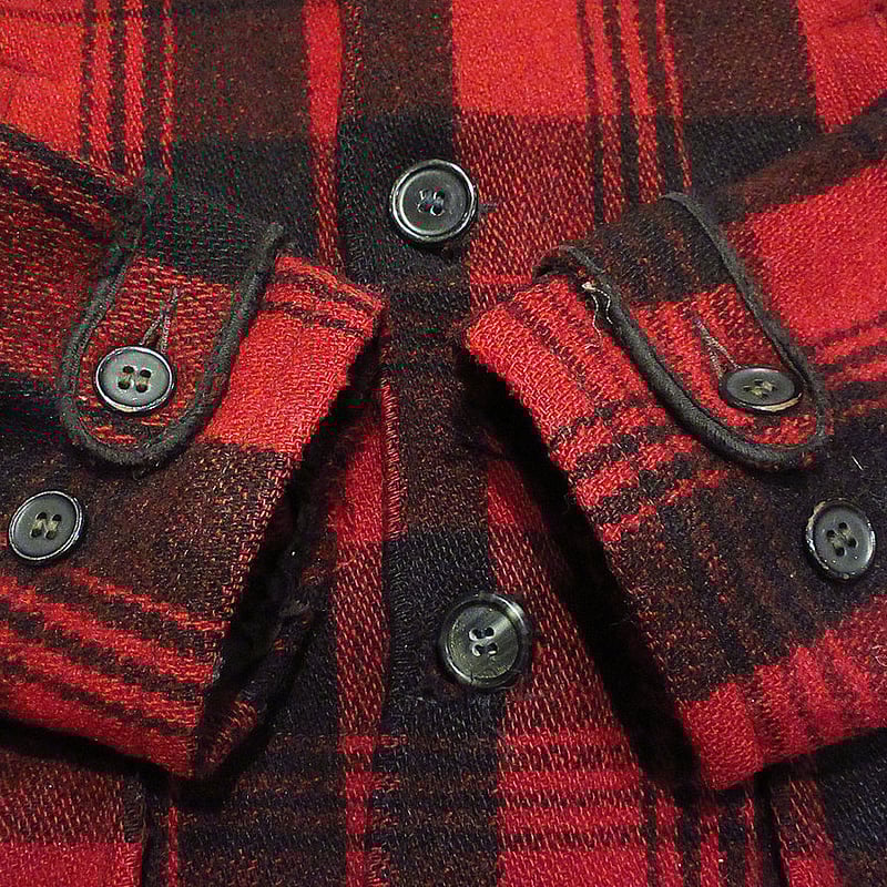 ビンテージ30's40's○DRYBAKチェックウールハンティング ビンテージ30's40's○DRYBAKチェックウールハンティング