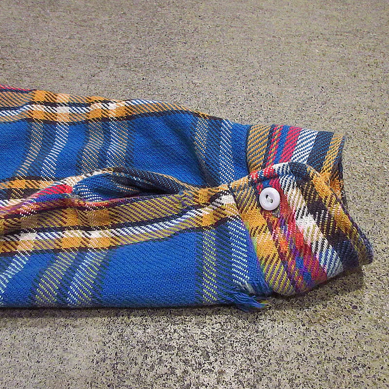 ビンテージ70's○BIG MACチェックヘビーネルシャツsize TALL L ビンテージ70's○BIG MACチェックヘビーネルシャツsize TALL L