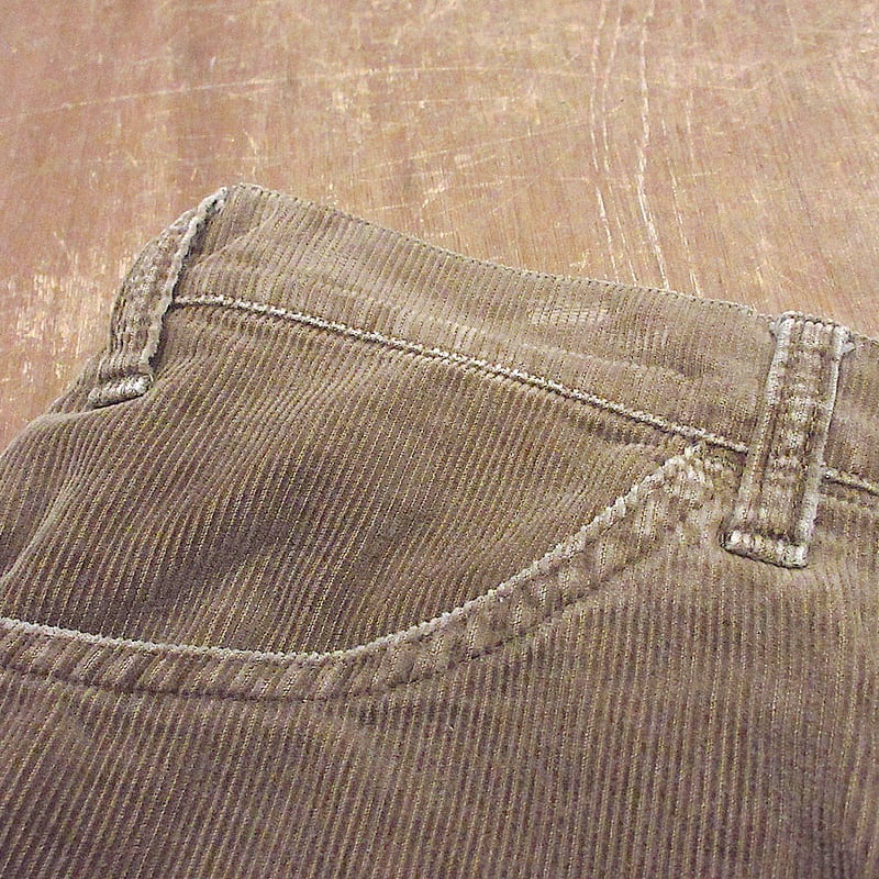 ビンテージ70's○Levi's 646コーデュロイ茶実寸W82cm○240509j7 ビンテージ70's○Levi's 646コーデュロイ茶実寸W82cm○240509j7