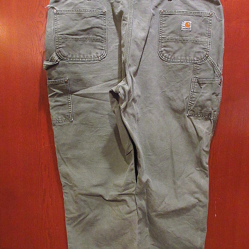 MADE IN U.S.A. Carharttサスペンダーボタン付きダブルニー MADE IN U.S.A. Carharttサスペンダーボタン付きダブルニー