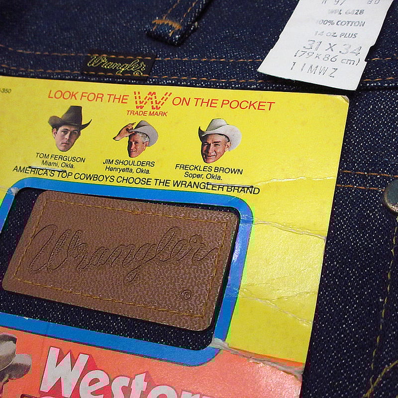 ビンテージ70's○DEADSTOCK Wrangler 11MWZ表記W31 L34○231 ビンテージ70's○DEADSTOCK Wrangler 11MWZ表記W31 L34○231