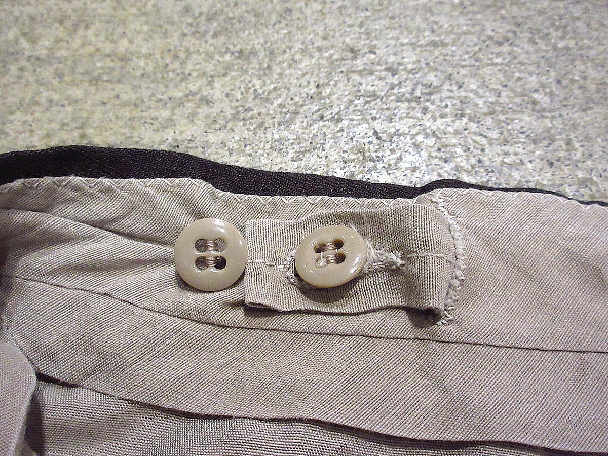ビンテージ60's PENNEY'S Permalonノータックレーヨンスラックス実寸W78~...
