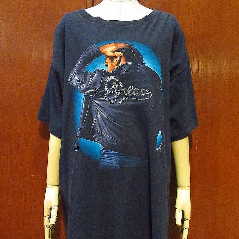 ビンテージ90's○GreaseムービーTシャツ黒○240606i4-m-tsh-ot ビンテージ90's○GreaseムービーTシャツ黒○240606i4-m-tsh-ot