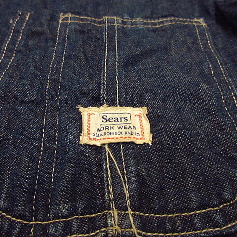 ビンテージ60's○Sears裏地ブランケットデニムカバーオール ビンテージ60's○Sears裏地ブランケットデニムカバーオール