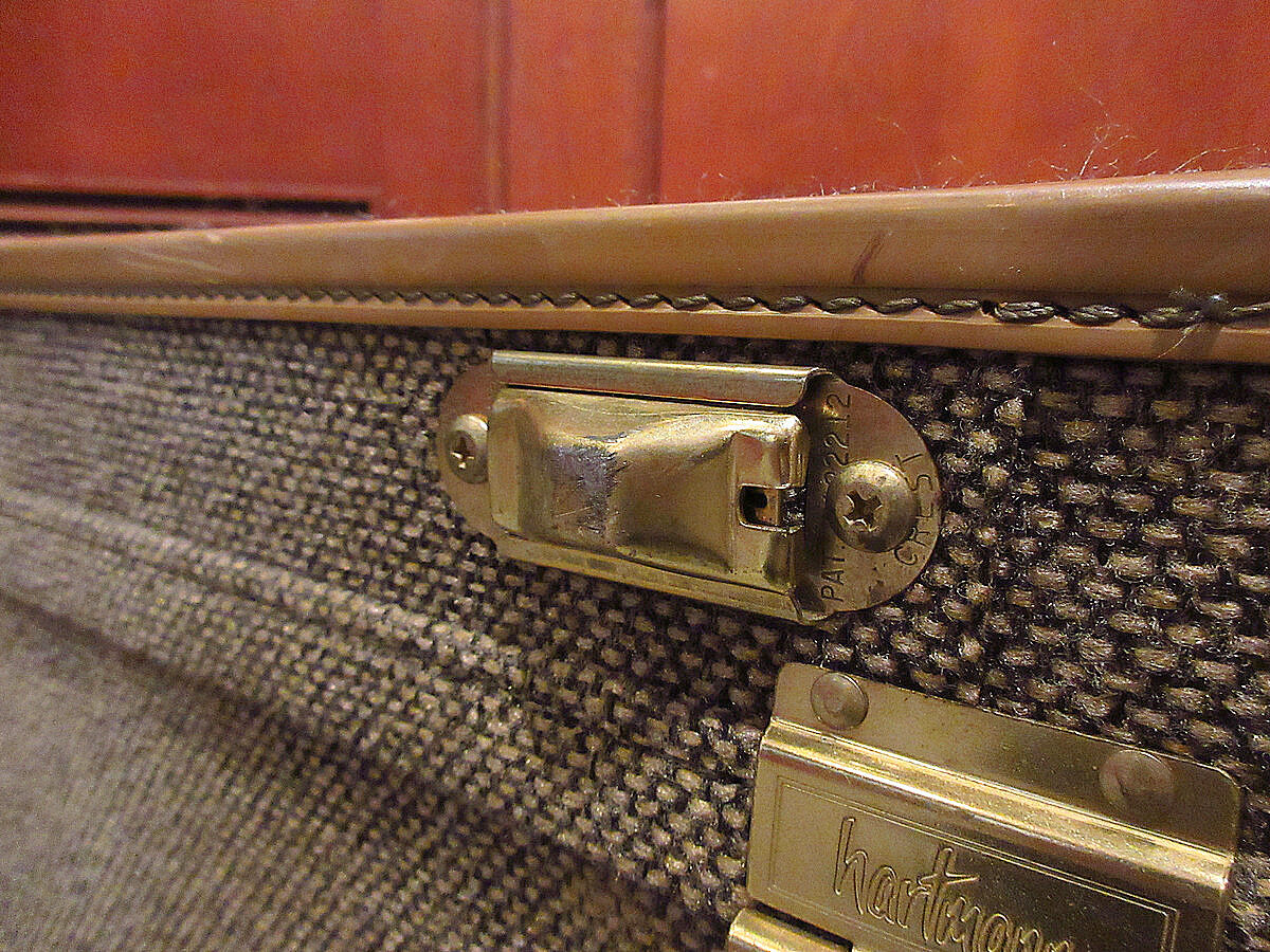 ビンテージ○hartmann luggageツイードトランクケース○220831i8 ビンテージ○hartmann luggageツイードトランクケース○220831i8