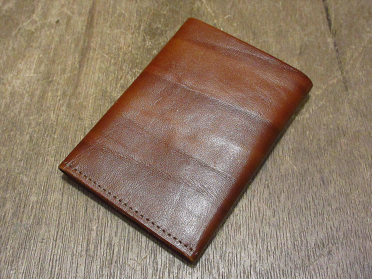 ビンテージ~70's○AMITYカウハイドレザー財布茶○210720i7-wlt ビンテージ~70's○AMITYカウハイドレザー財布茶○210720i7-wlt