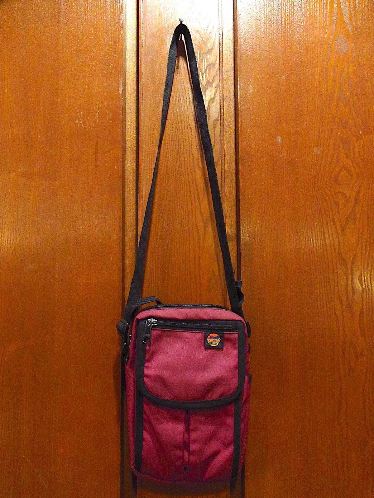 ビンテージ SunDogナイロンショルダーバッグボルドー 221018c4-bag-shd サ...