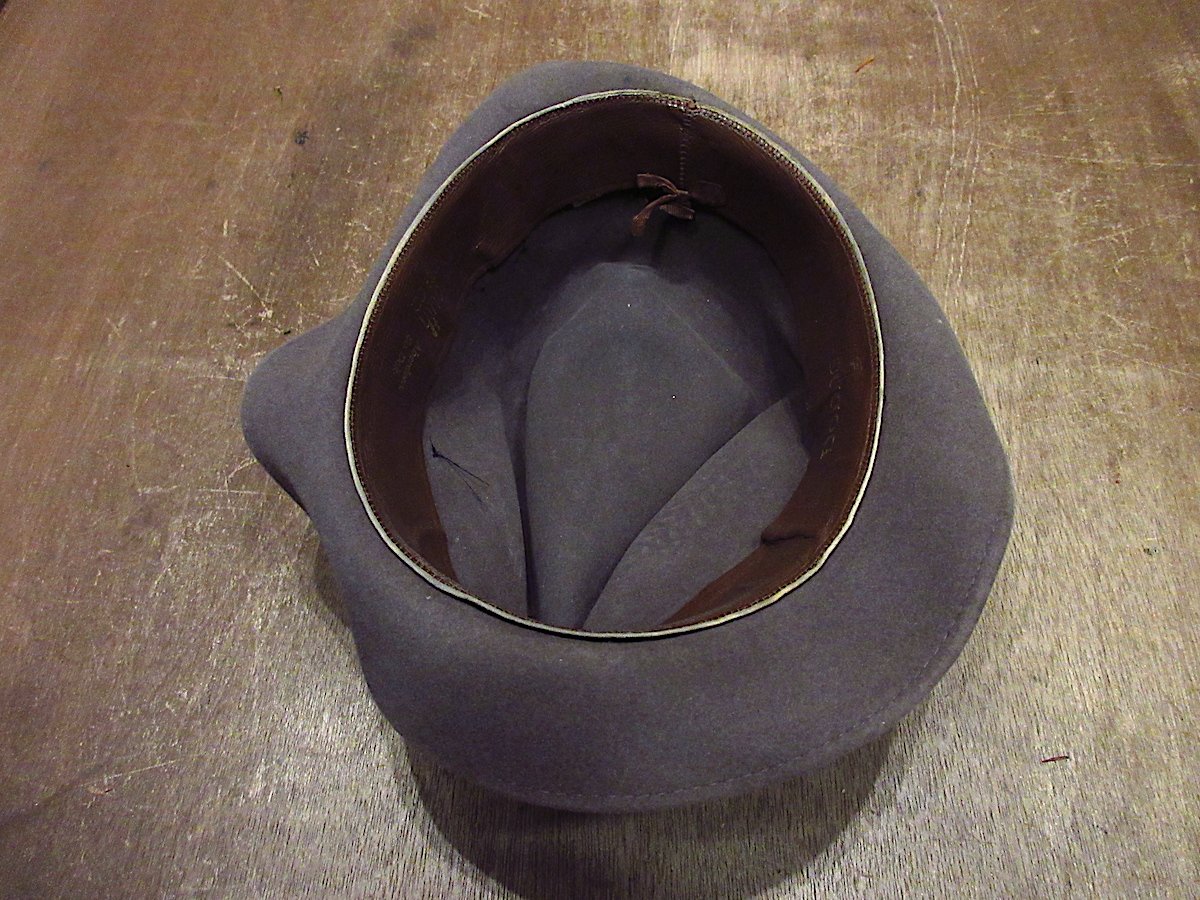 ビンテージ60's○Dobbsフェルトフェドラハット茶size 8 ビンテージ60's○Dobbsフェルトフェドラハット茶size 8