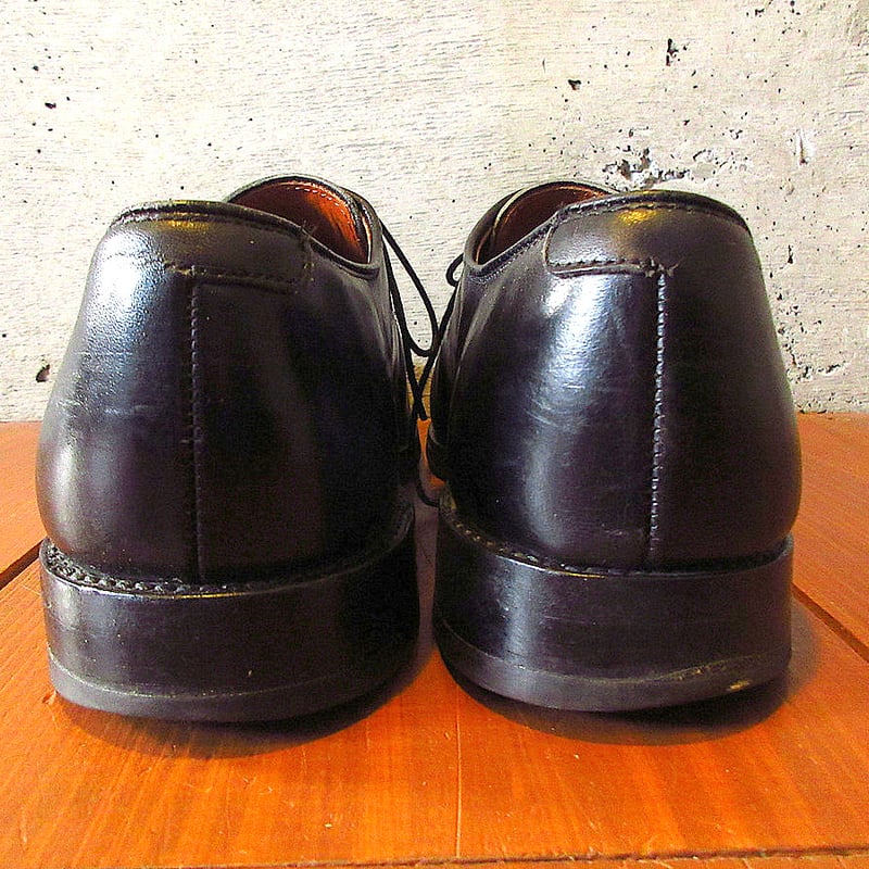 ビンテージ○Allen Edmonds Uチップシューズ黒size 8E○240302k4 ビンテージ○Allen Edmonds Uチップシューズ黒size 8E○240302k4