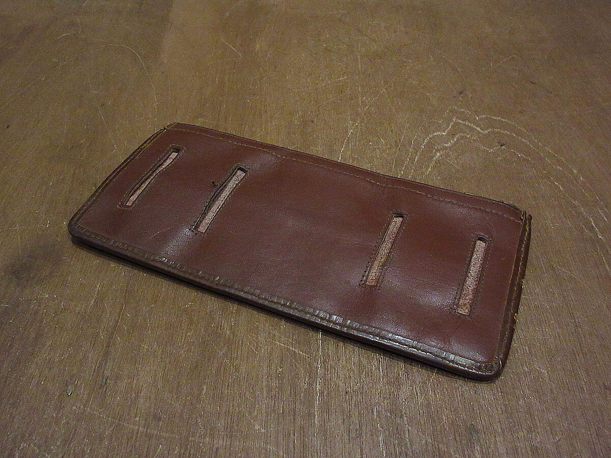 ビンテージ50's○L.L.Bean筆記体黒タグレザーケース茶○210527n7 ビンテージ50's○L.L.Bean筆記体黒タグレザーケース茶○210527n7