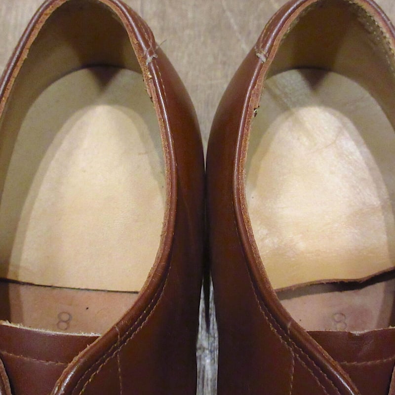 ビンテージ40's50's○DEADSTOCK U.S.NAVYサービスシューズ茶8C ビンテージ40's50's○DEADSTOCK U.S.NAVYサービスシューズ茶8C