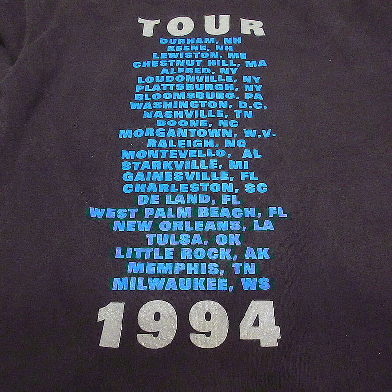 ビンテージ90's○BLUES TRAVELER 1994年ツアーTシャツ黒size L ビンテージ90's○BLUES TRAVELER 1994年ツアーTシャツ黒size L