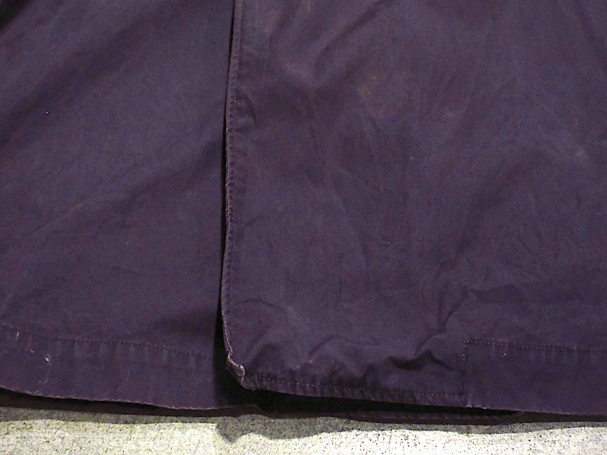 ビンテージ60's○U.S.NAVYレインコート茄子紺○240330m4-m-ct ビンテージ60's○U.S.NAVYレインコート茄子紺○240330m4-m-ct