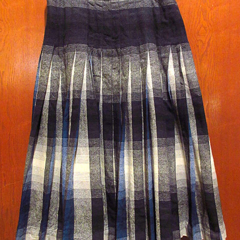 ビンテージ50's○PENDLETONリバーシブルチェックウールプリーツ ビンテージ50's○PENDLETONリバーシブルチェックウールプリーツ