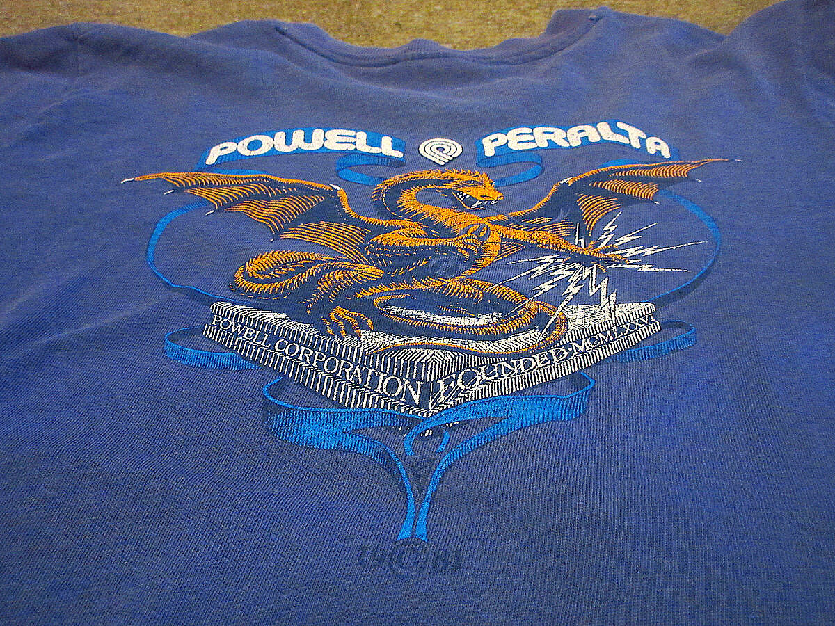 ビンテージ80's○POWELL PERALTAスケータープリントTシャツsize ビンテージ80's○POWELL PERALTAスケータープリントTシャツsize