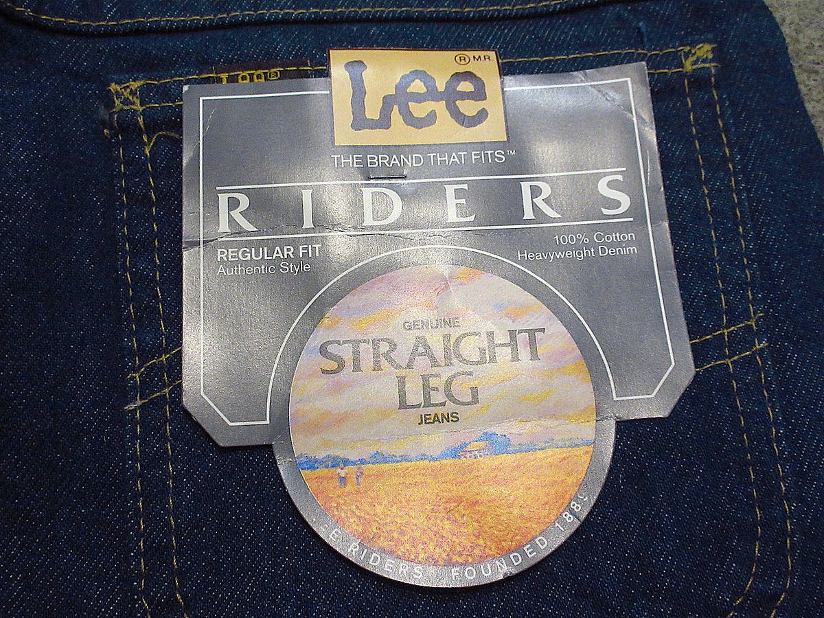 ビンテージ80's○DEADSTOCK Lee 200ストレートジーンズ表記W33 ビンテージ80's○DEADSTOCK Lee 200ストレートジーンズ表記W33