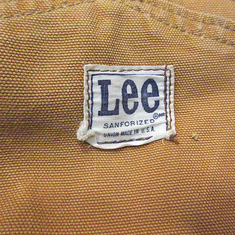 ビンテージ70's○Leeブラウンダックダブルニーオーバーオール ビンテージ70's○Leeブラウンダックダブルニーオーバーオール