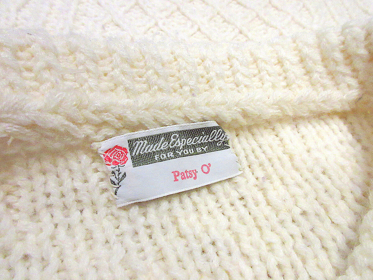 ビンテージ70's○Pasty O'フィッシャーマンセーター○221224s2-m ビンテージ70's○Pasty O'フィッシャーマンセーター○221224s2-m