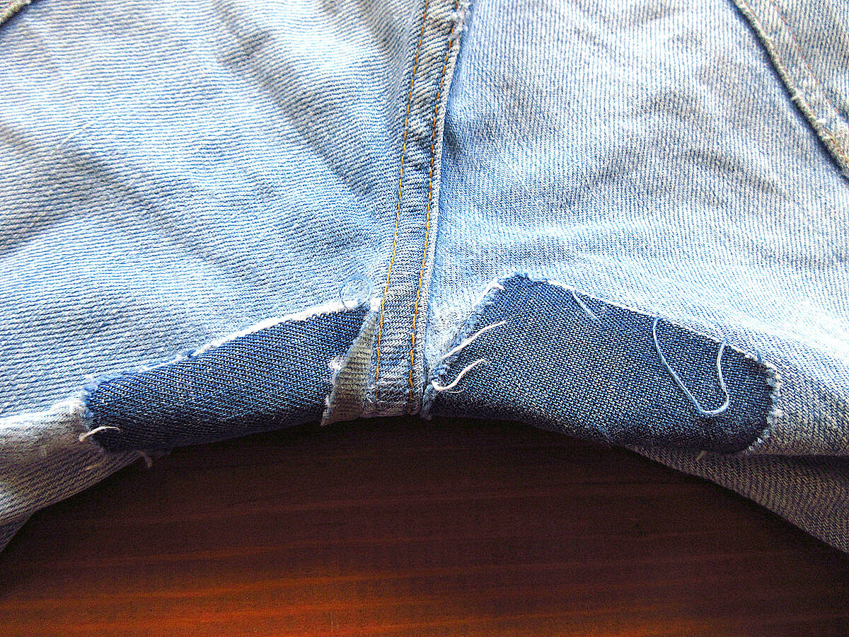 ビンテージ70's○Levi's BIG Eデニムブッシュパンツsize 実寸 ビンテージ70's○Levi's BIG Eデニムブッシュパンツsize 実寸