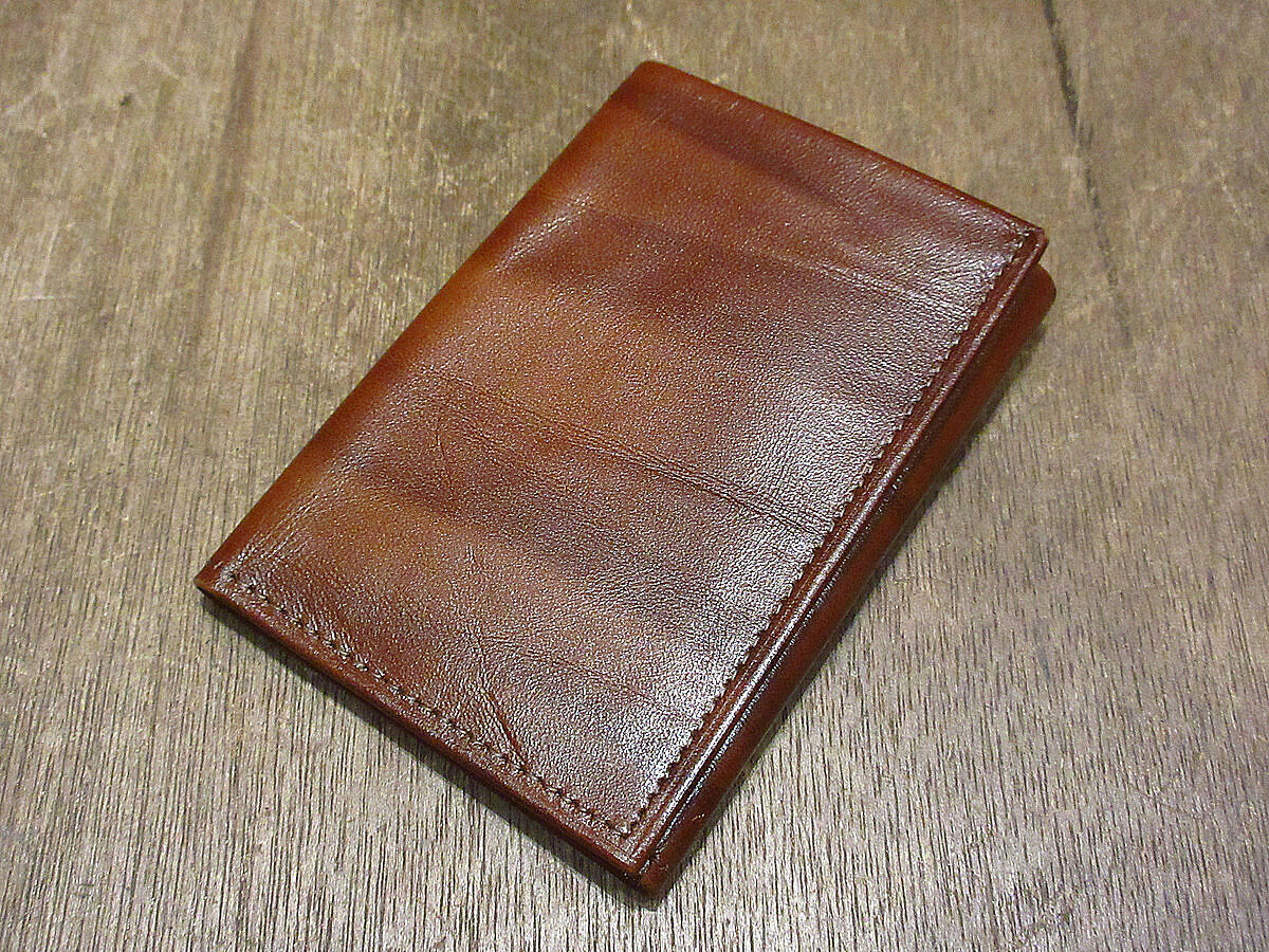 ビンテージ~70's○AMITYカウハイドレザー財布茶○210720i7-wlt ビンテージ~70's○AMITYカウハイドレザー財布茶○210720i7-wlt