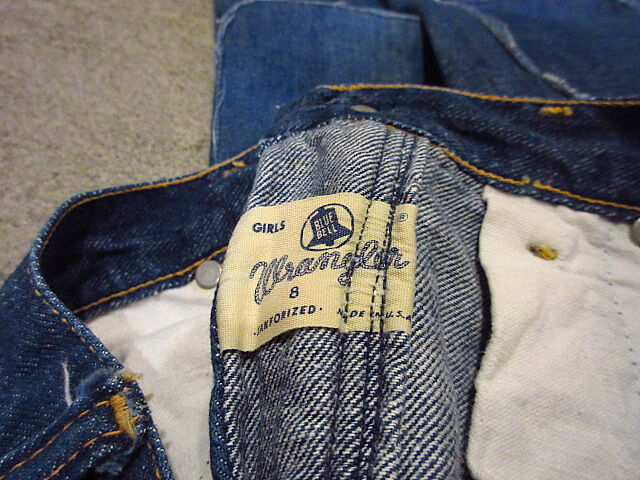 ビンテージ60's○Wrangler BLUE BELL斜めベルガールズジーンズ ビンテージ60's○Wrangler BLUE BELL斜めベルガールズジーンズ